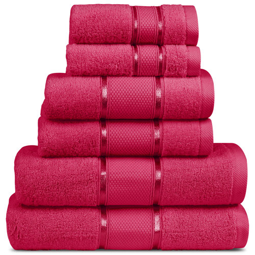 Red Bath Towel Sets You'll Love | Wayfair