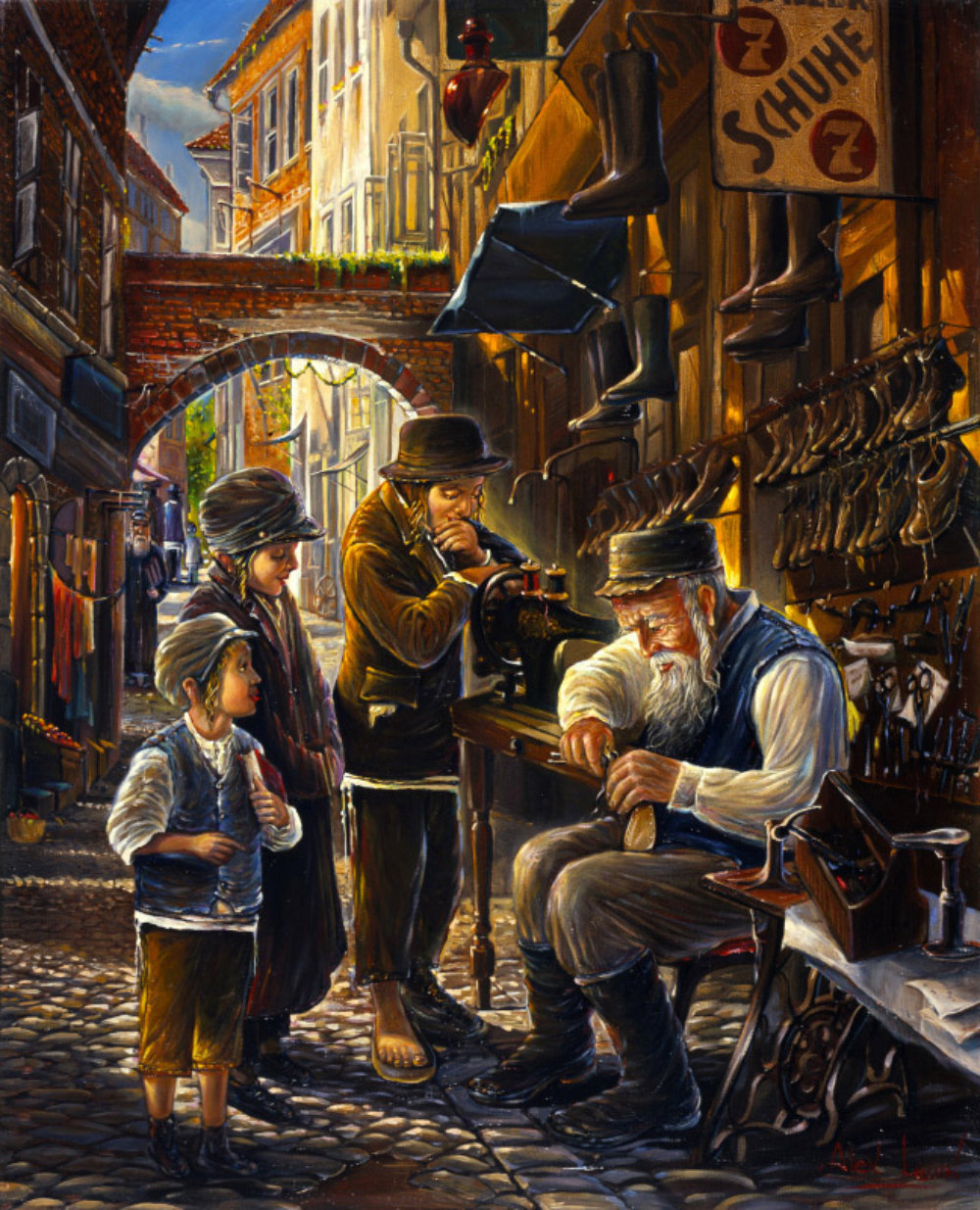 Bloomsbury Market Shoemaker - Painting Print on Canvas | Wayfair