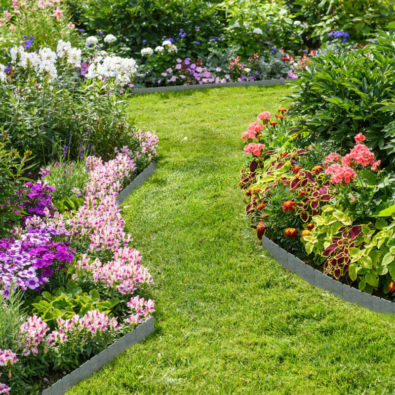 iMounTEK Koryne No Dig Plastic Lawn Edging Kit | Wayfair