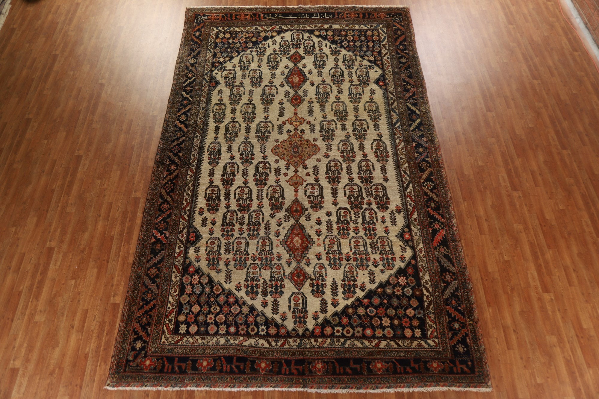 Rugsource Pre-900 Antique Bakhtiari Vegetable Dye Persian Design Rug ...