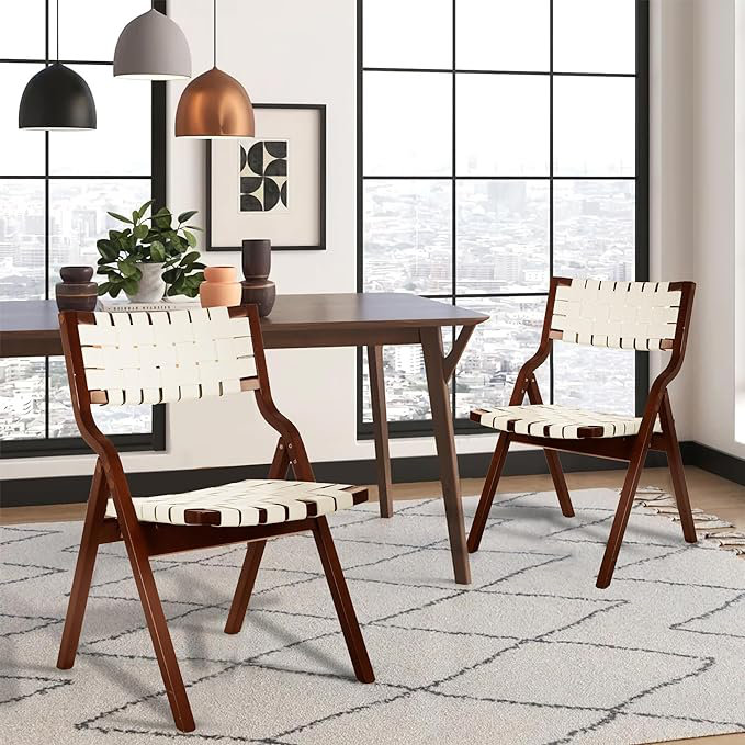 Union Rustic Labadi Solid Wood Folding Stacking Side Chair - Wayfair Canada