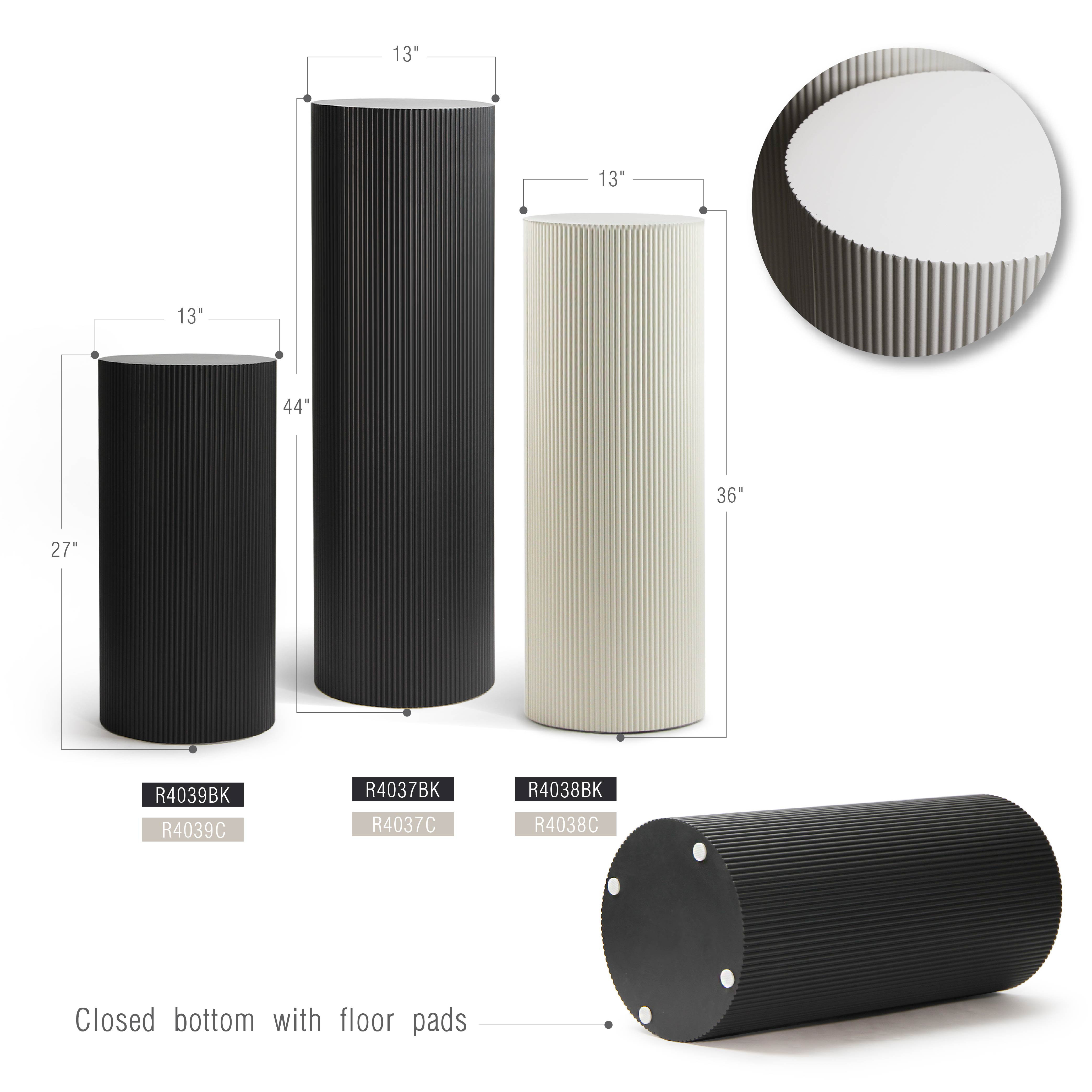 Latitude Run® Ripped MDF Column | Wayfair