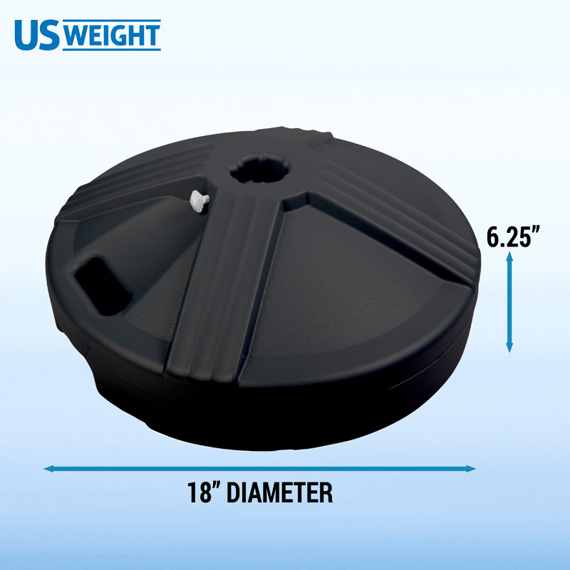US Weight Fillable Umbrella Base & Reviews | Wayfair