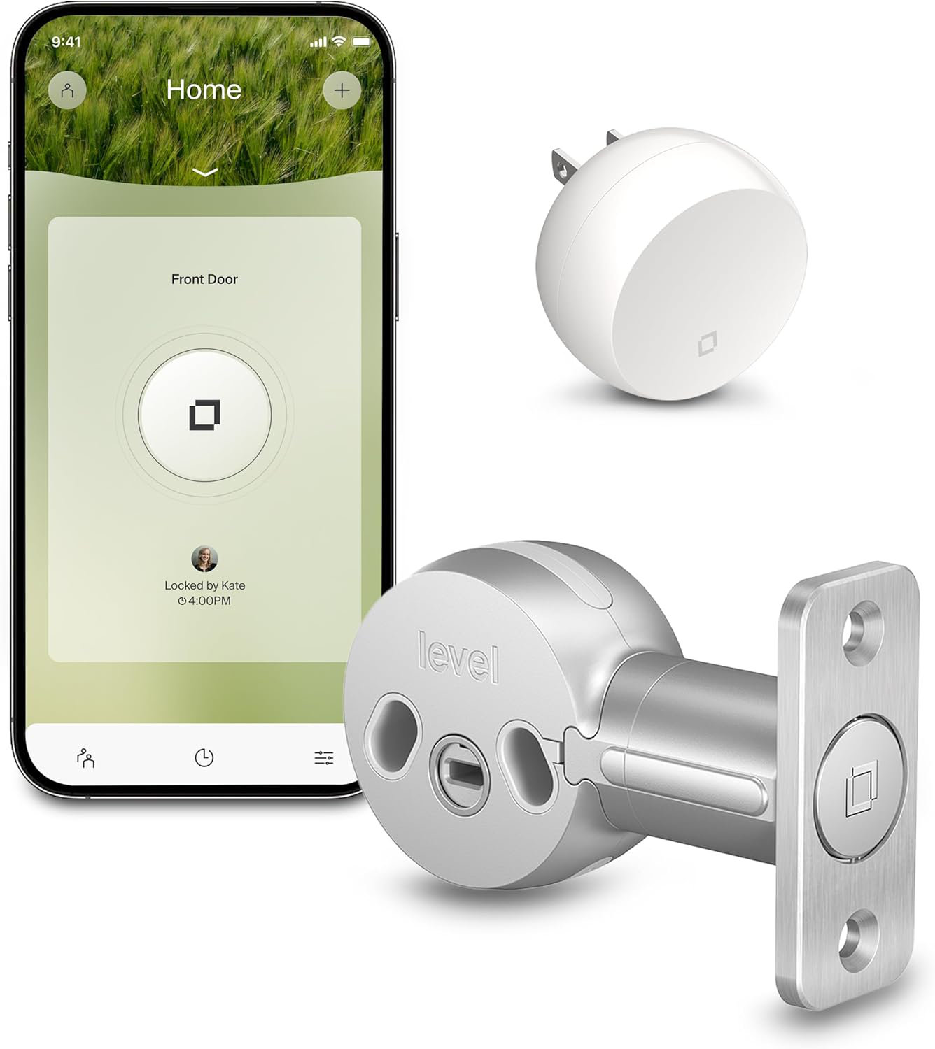 Level Bolt Connect Wi-Fi and Bluetooth Retrofit Smart Deadbolt with App ...