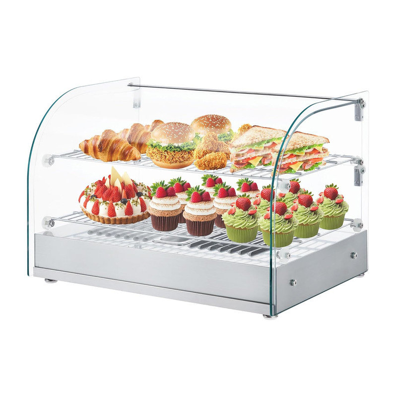 GarveeHome Commercial Food Warmer, 2-Tier Display Food Warmer Display ...