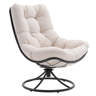Ebern Designs Turquoise Swivel Accent Chair With Soft Thick Cushion ...