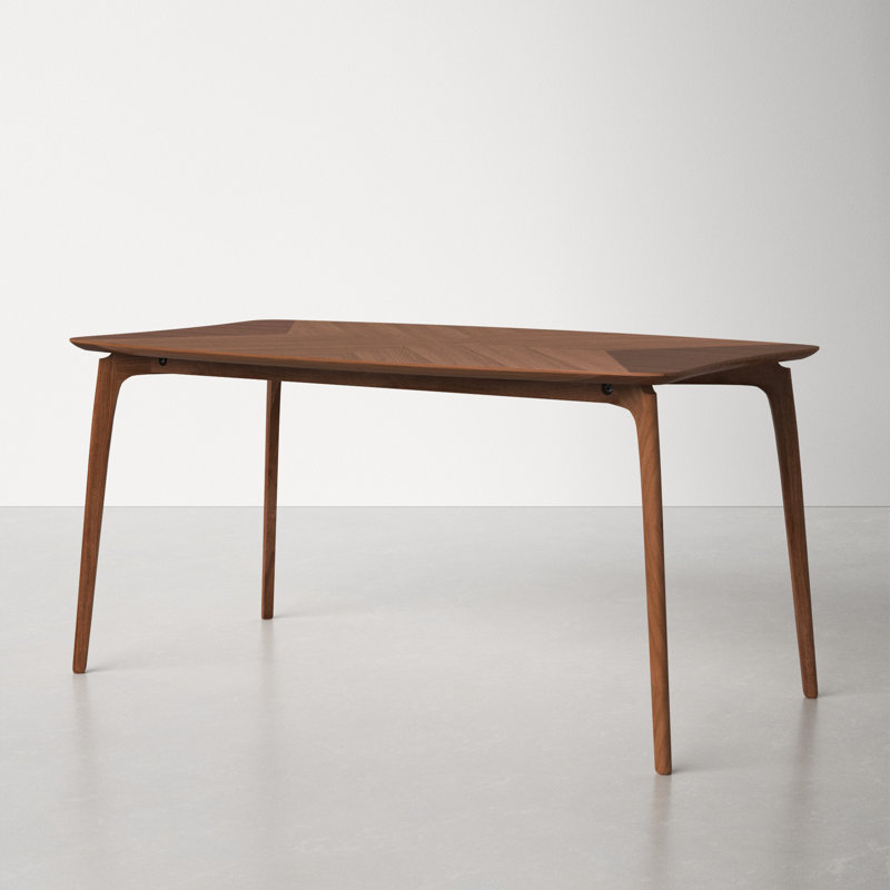 AllModern Jennings Solid Wood Base Dining Table & Reviews | Wayfair