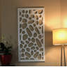 VIMA (Pebbles) Decorative Wall Panel - 48"L x 24"W, White Color PVC ...