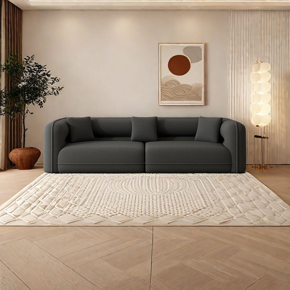 Lifton Cream style modern simple small sofa | Wayfair