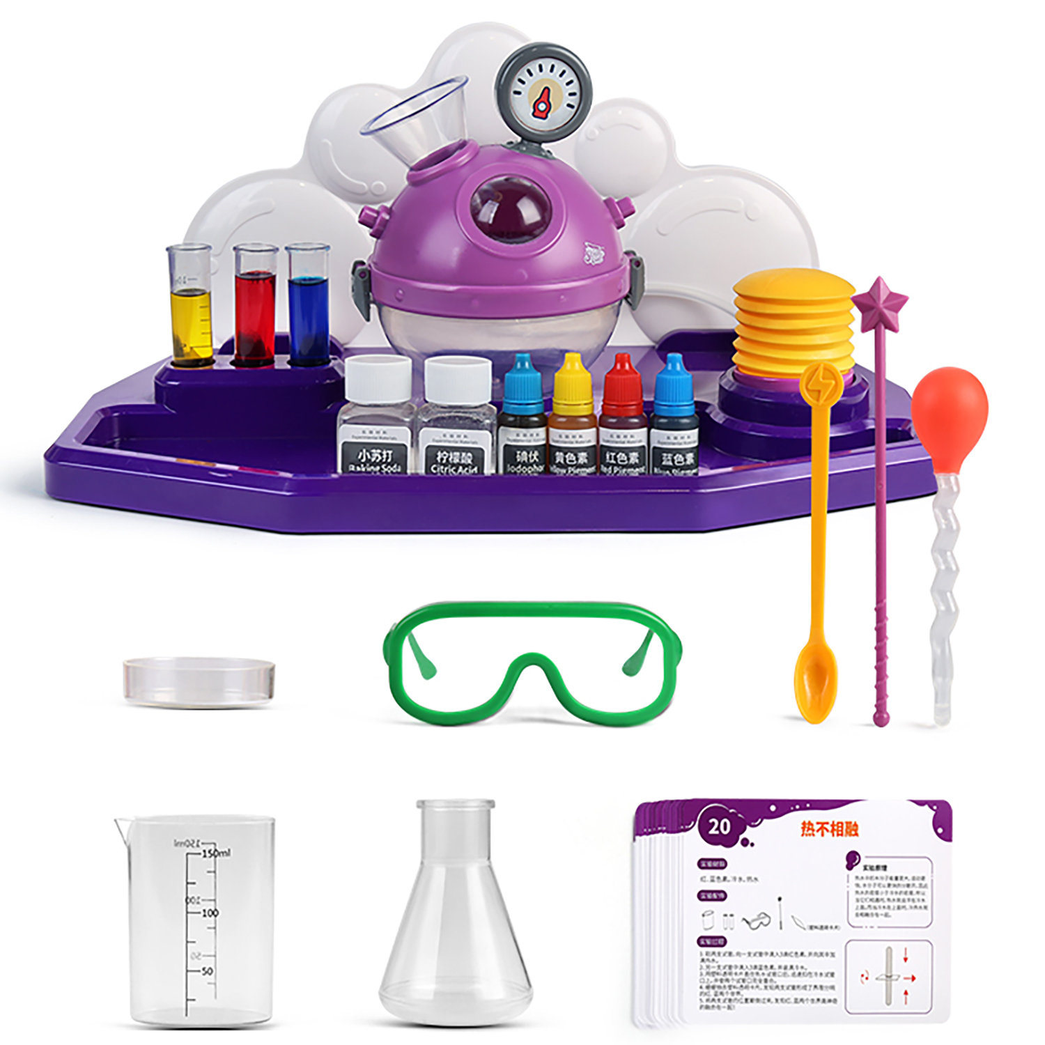 Hape: Science Can: Bubble Science Experiment Deluxe Lab - Physical ...
