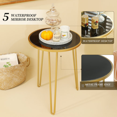 George Oliver Dier 21.5'' Tall Outdoor Modern Side Table & Reviews ...