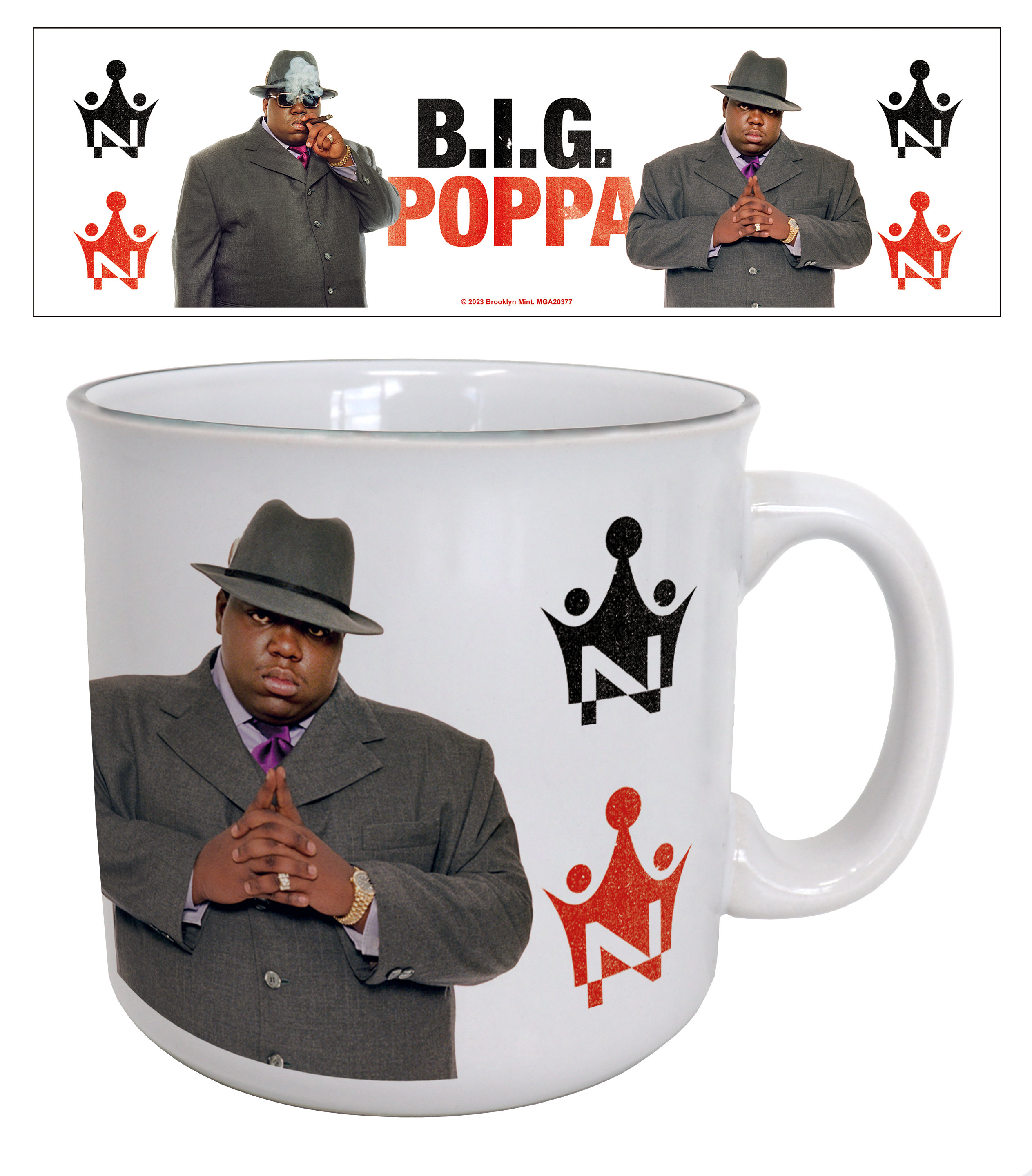 Pyramid America Notorious BIG- Big Poppa 20oz. Camper Mug - Wayfair Canada