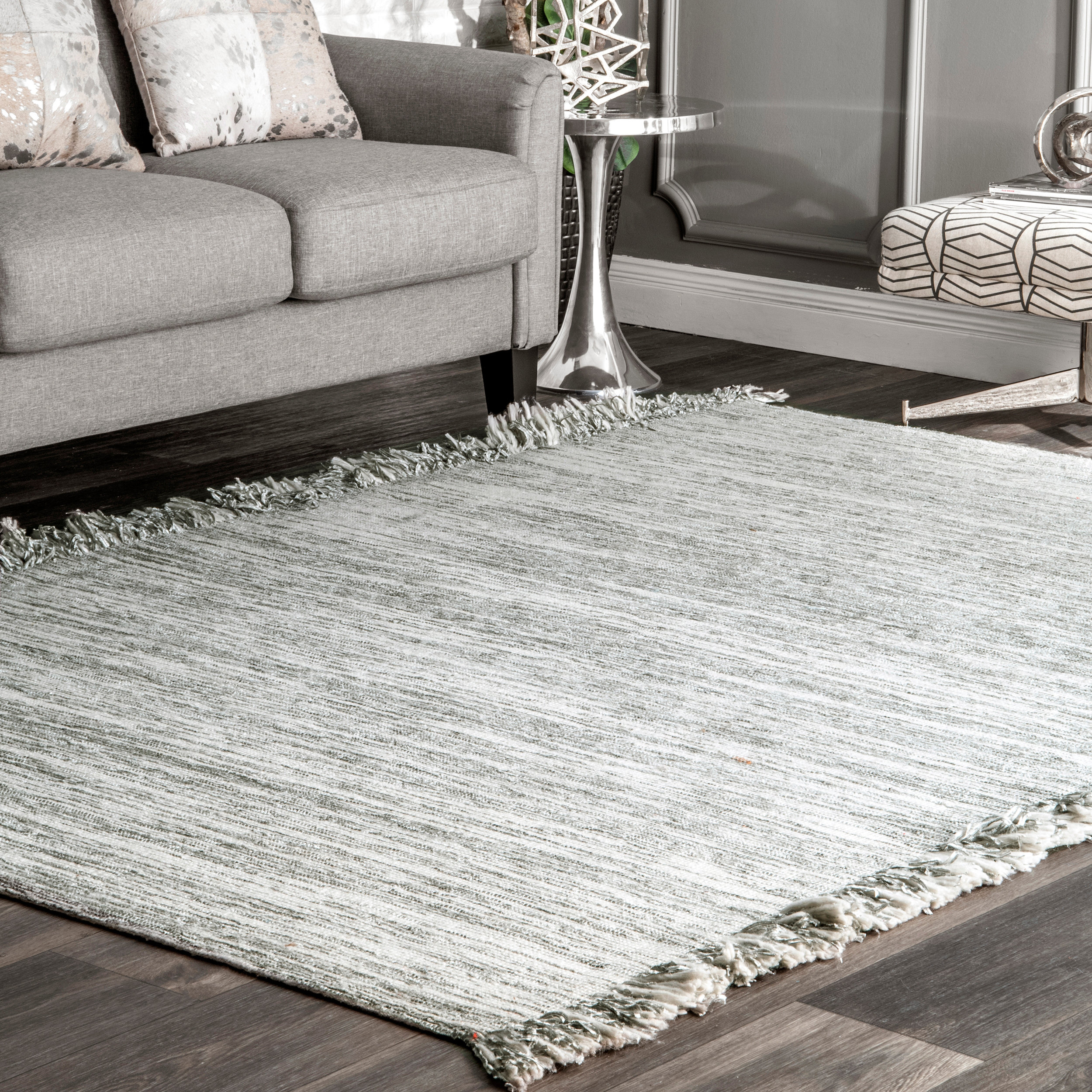Gracie Oaks Shepard Gray Area Rug | Wayfair