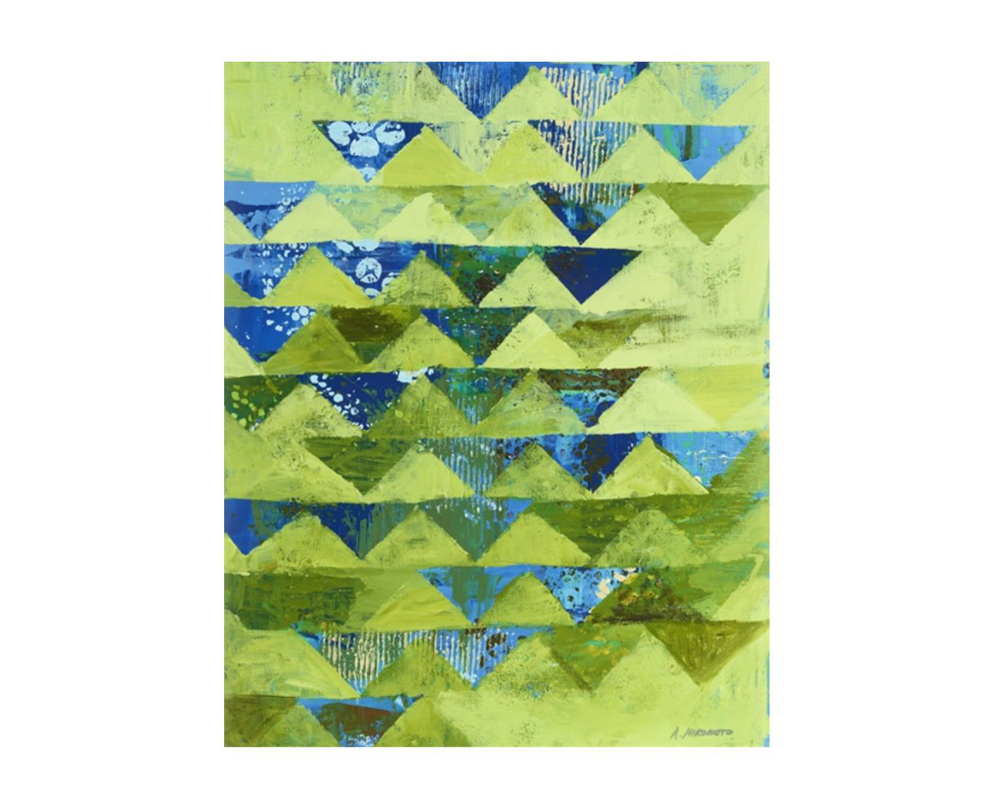 Chelsea Art Studio Triangular Configurations IV - Painting - Wayfair Canada
