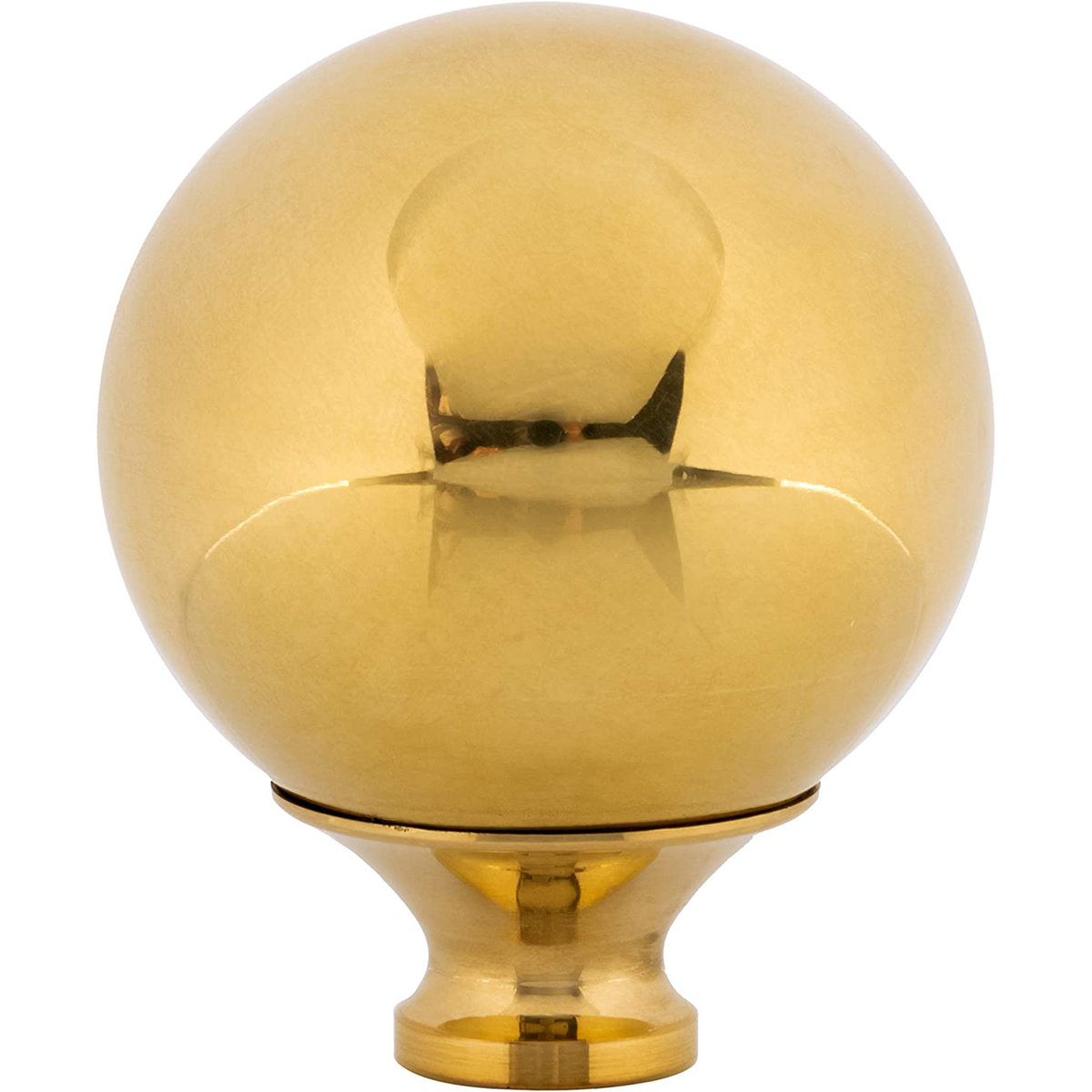 UNIQANTIQ HARDWARE SUPPLY Polished Brass Ball Bed Post Finials | Wayfair