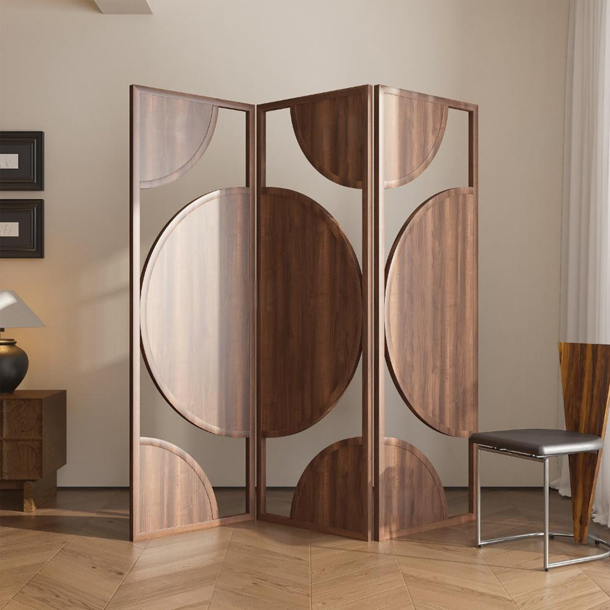 Hokku Designs 74.8" H Folding Room Divider | Wayfair