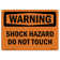 SignMission OSHA WARNING Sign - Shock Hazard Do Not Touch | Made In The ...