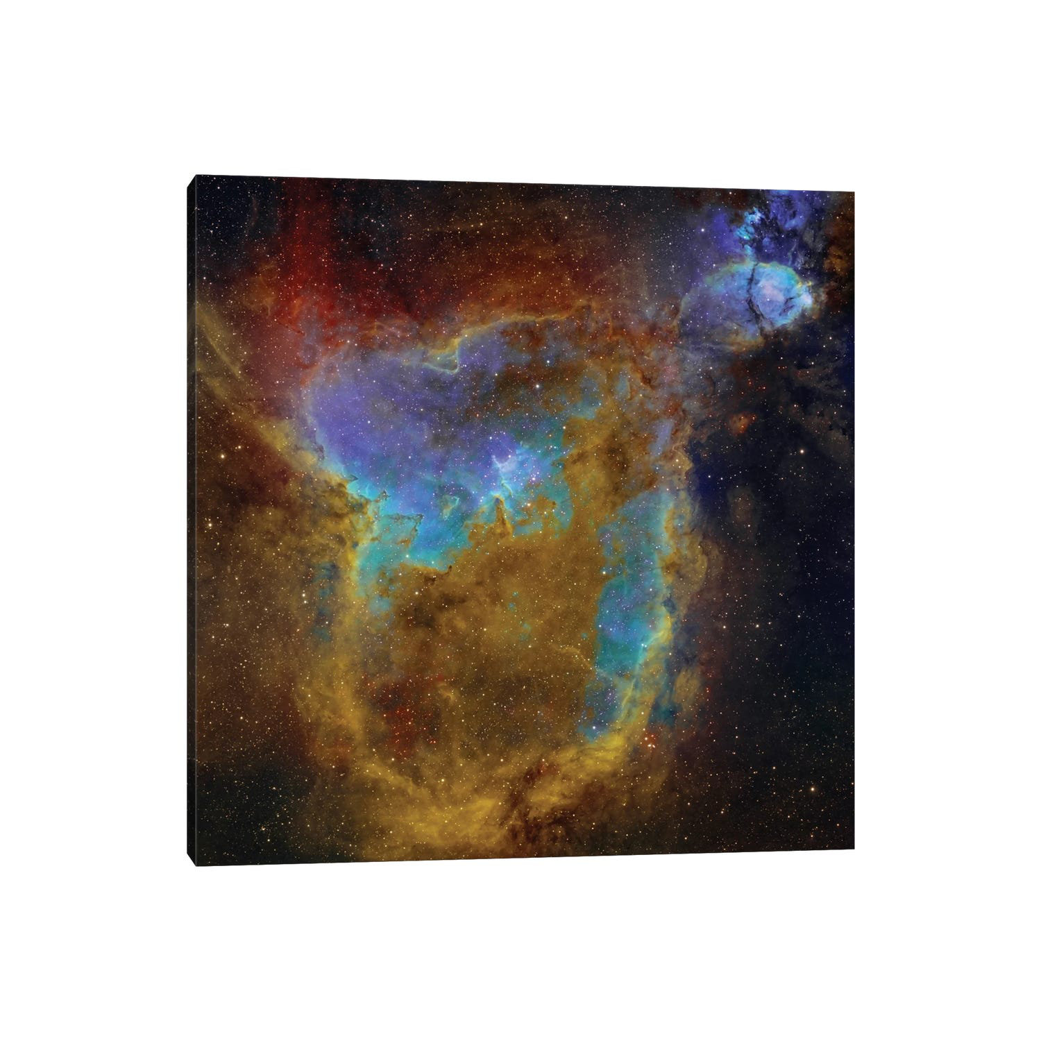 Metro Lane The Heart Nebula (IC 1805) I by Rolf Geissinger - Wrapped ...