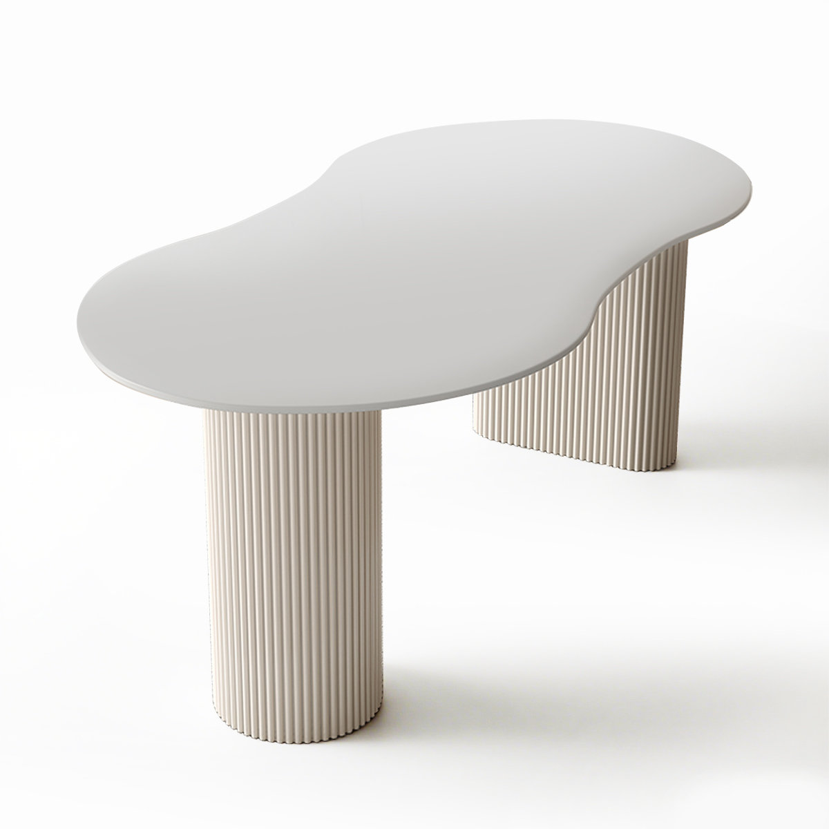 COMDOY Modern minimalist rock plate countertop with carbon steel table ...