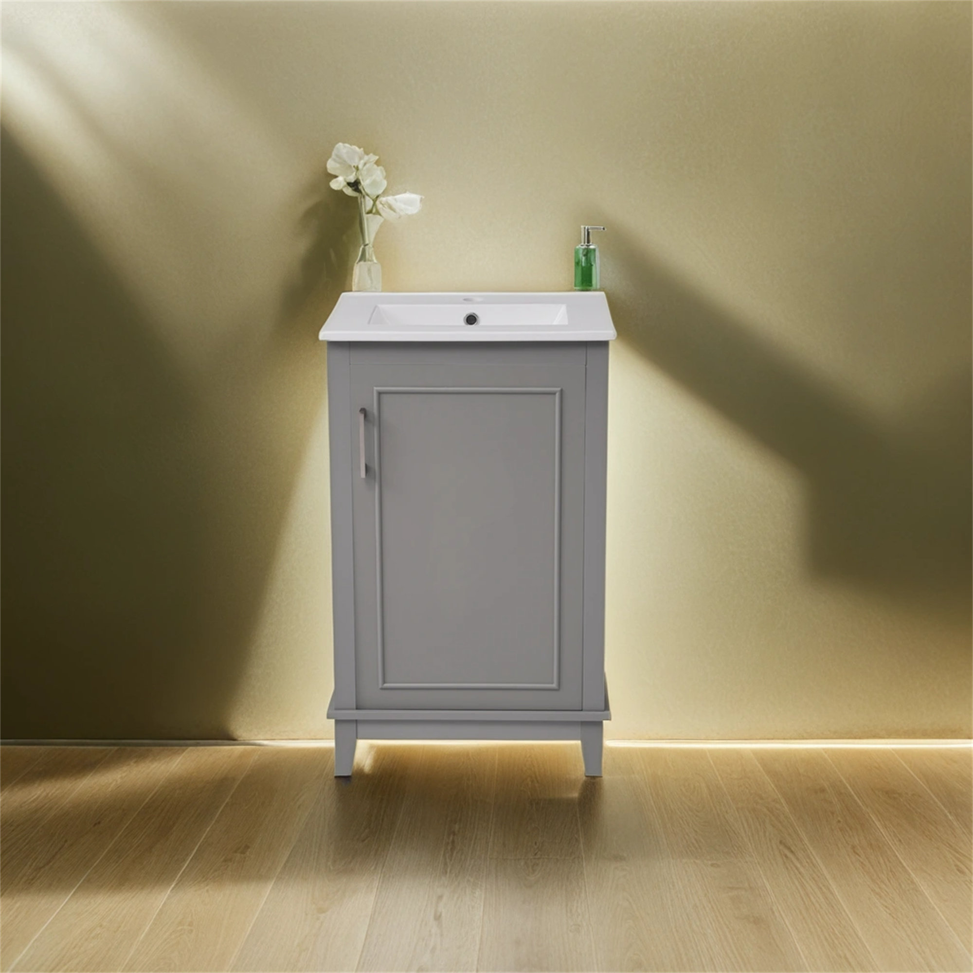 Winston Porter Bathroom Vanity Cabinet With Ceramic Basin - Wayfair Canada