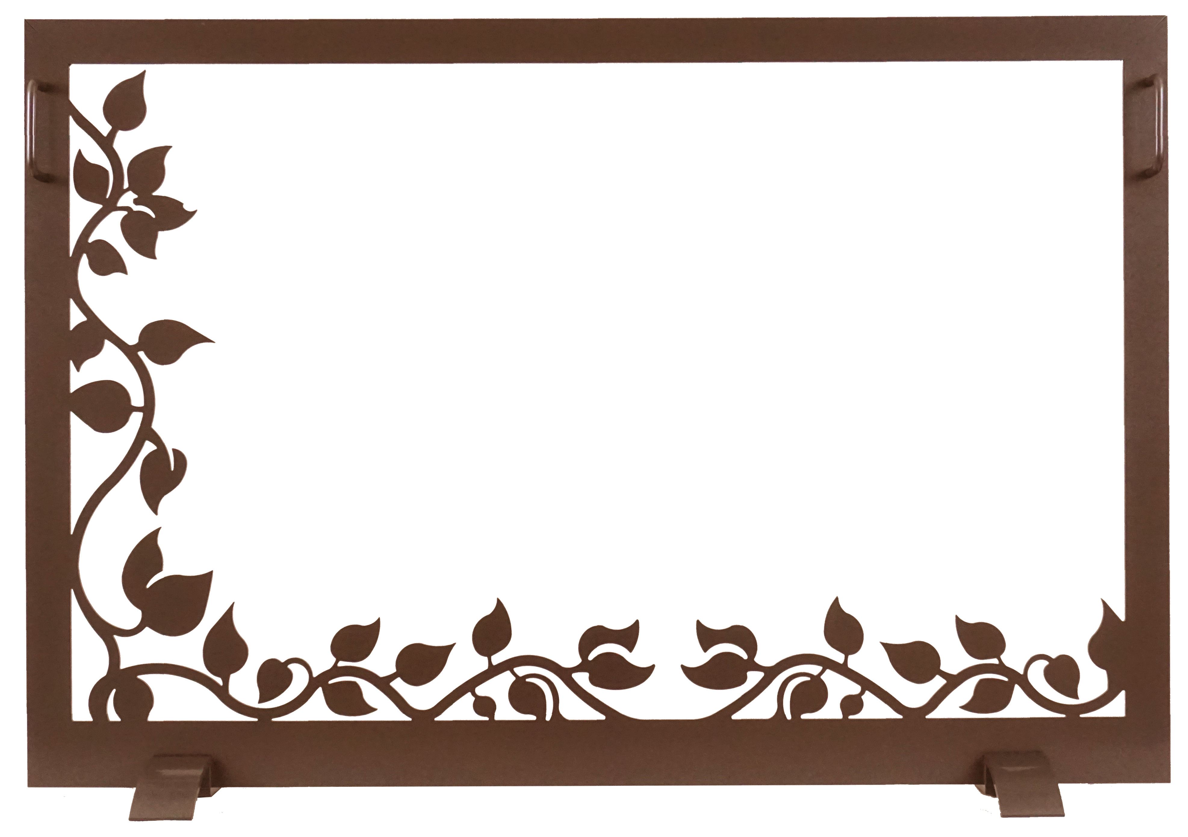 Hearth Craft Ivy Design 1 Panel Glass Fireplace Screen | Wayfair