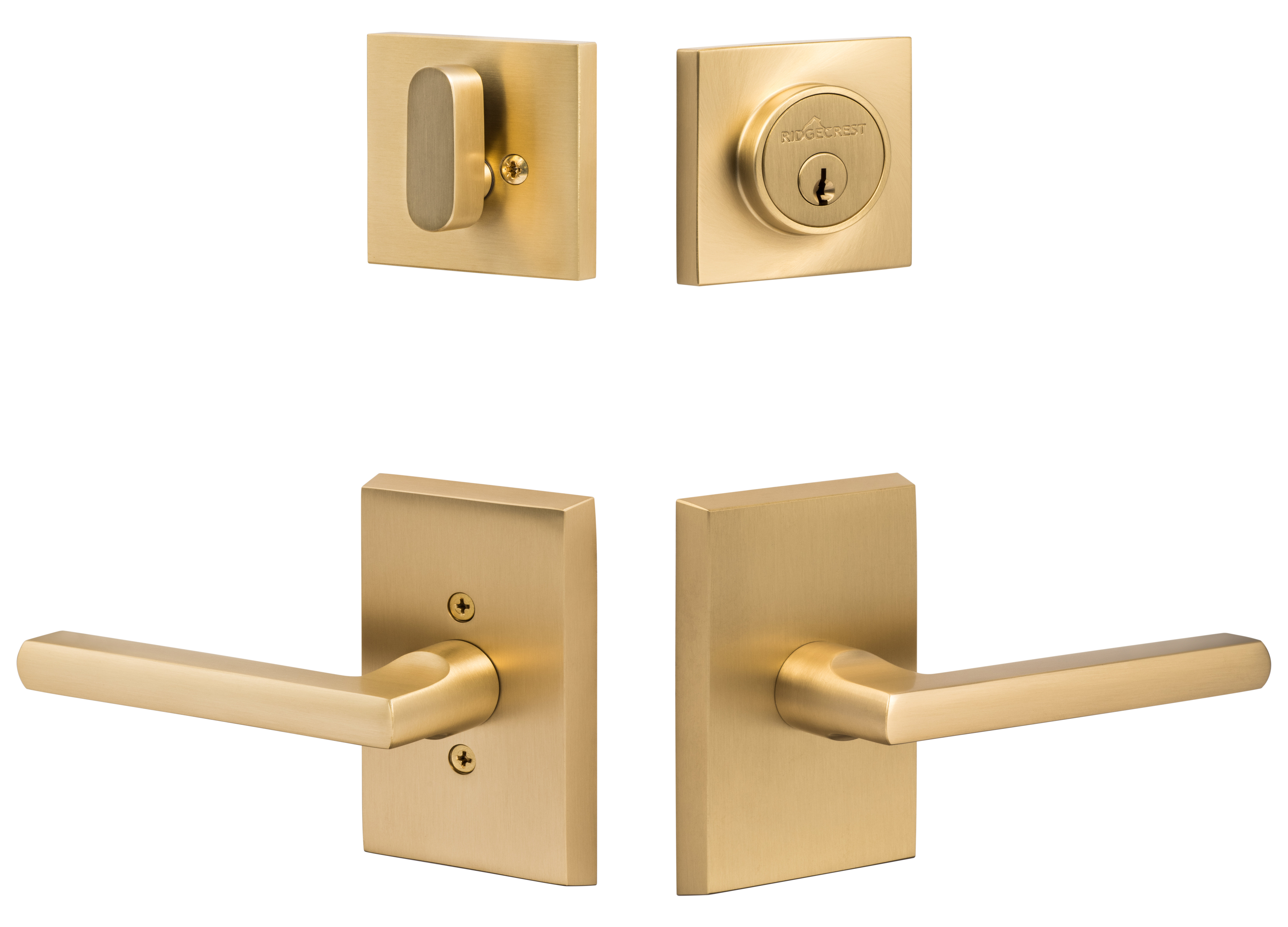 Sure-Loc Hardware Logan Passage Lever with Deadbolt & Reviews | Wayfair