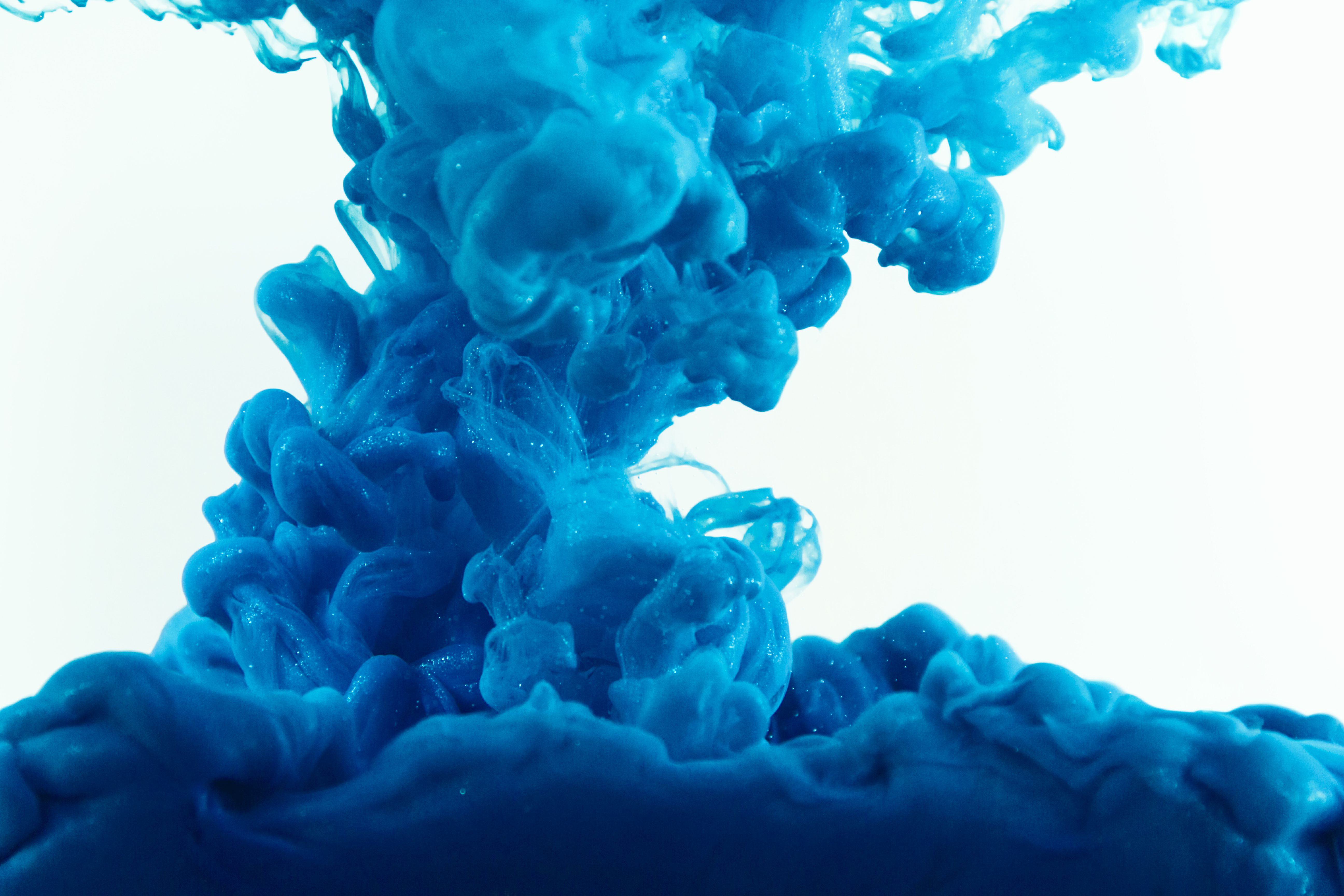 Wrought Studio™ Elfreda Blue Color In Water by - Print | Wayfair