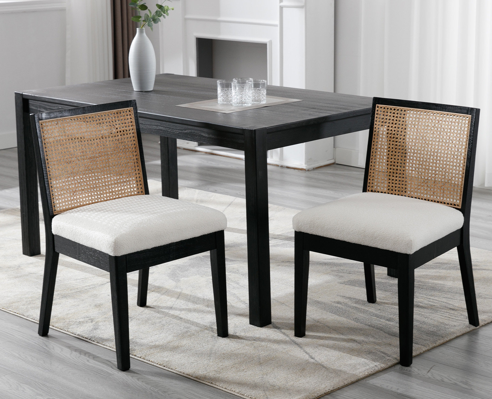 Bayou Breeze Arnkell Side Chair Dining Chairs Modern Solid Wood Dining ...