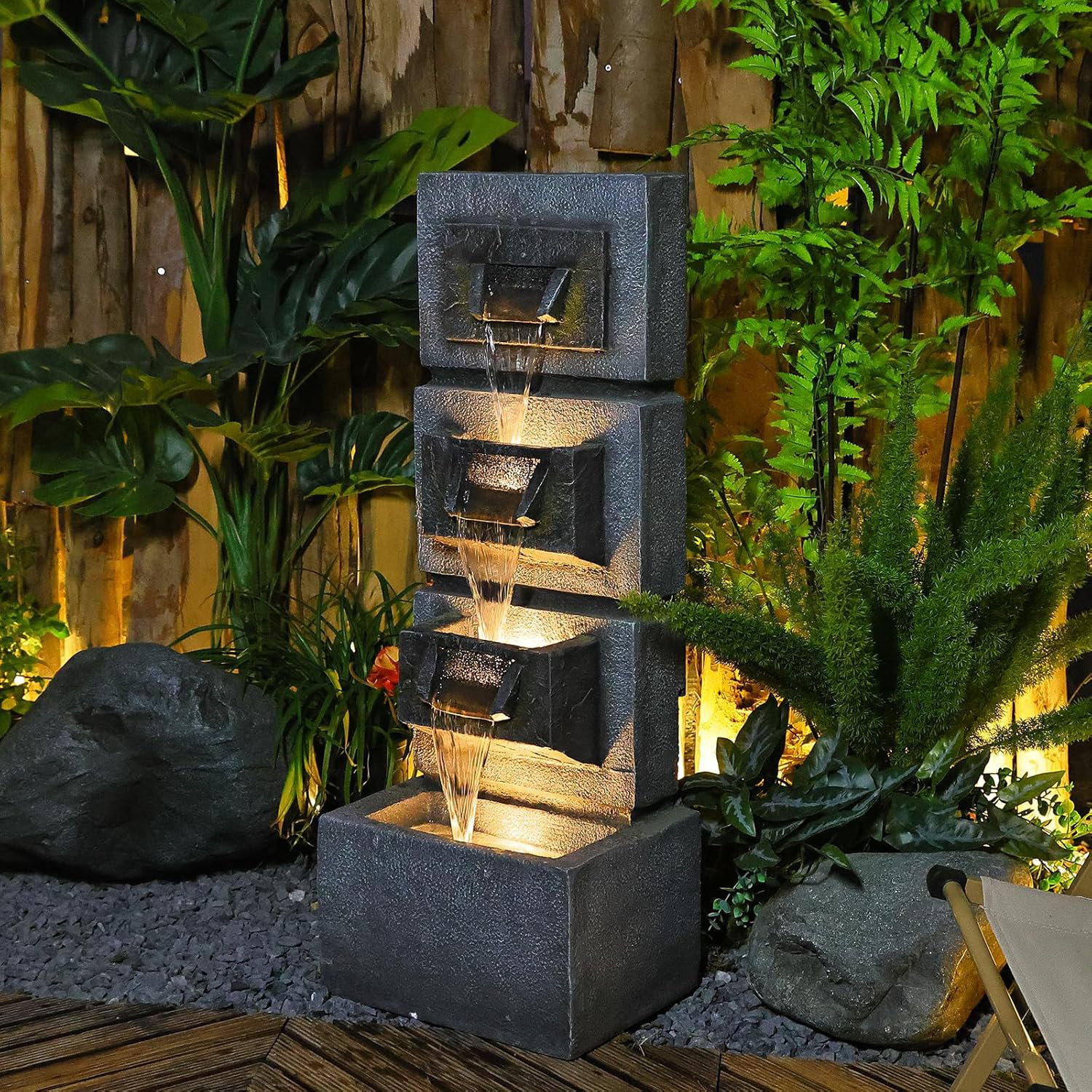 17 Stories Manfreda Hand Crafted Weather Resistant Outdoor Fountain ...