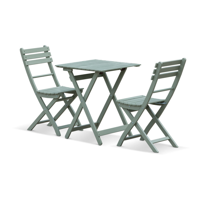Dakota Fields Doctor Square 2 - Person 60cm Long Bistro Set & Reviews ...