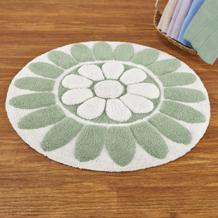 Circle Bath Rugs & Mats You'll Love | Wayfair