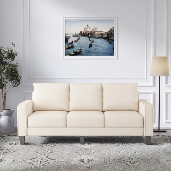 Latitude Run® Modern Style Sofa with Solid Wood Legs for Living Room ...