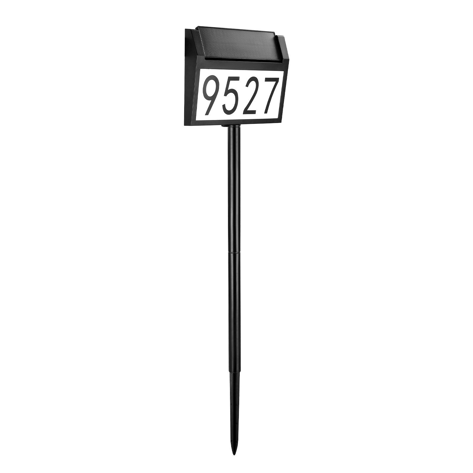 Wrought Studio™ Solar Address Sign, 3 Colors House Numbers For Outsides ...