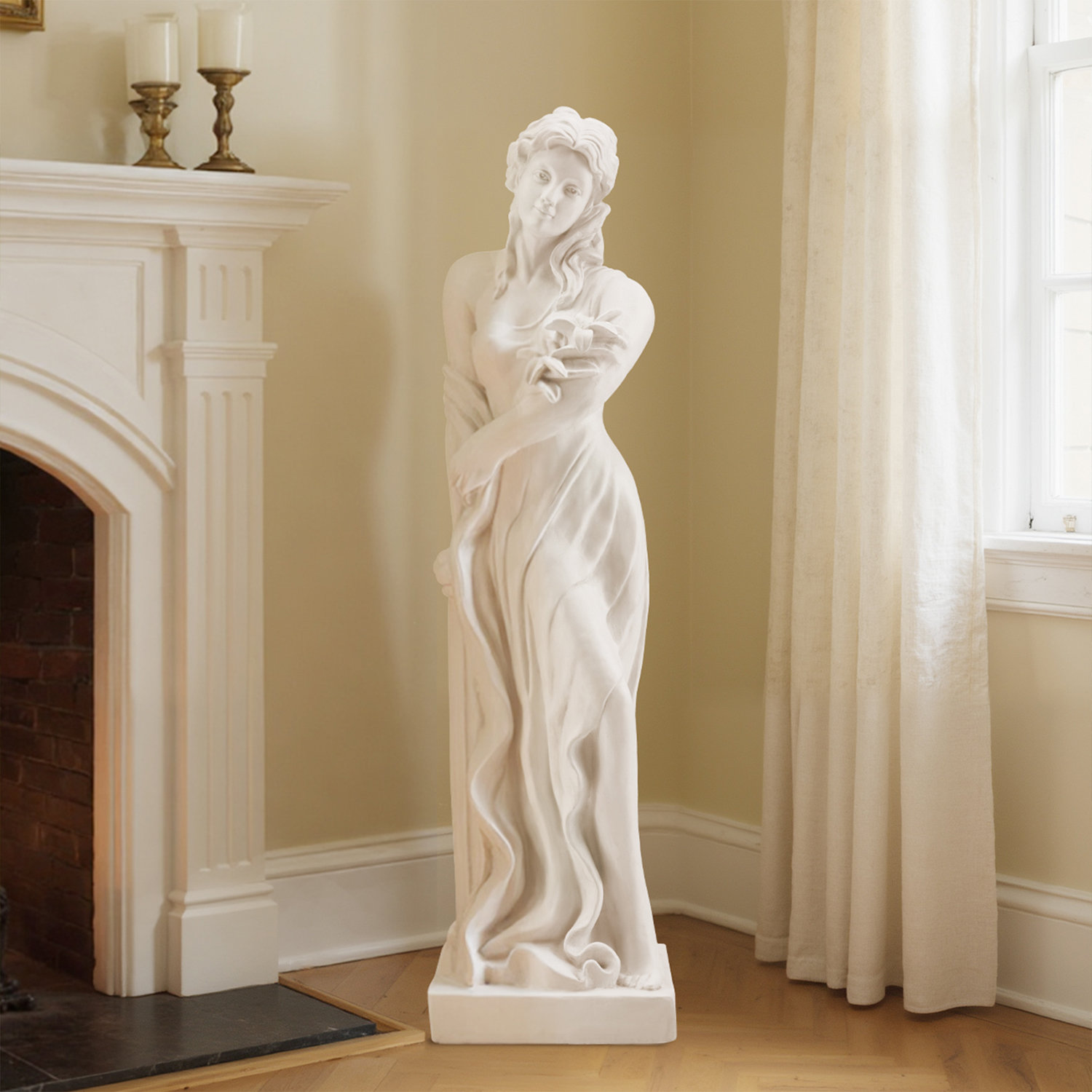 Arlmont & Co. 51-Inch Large Outdoor Garden Nymph Statue – Spring ...