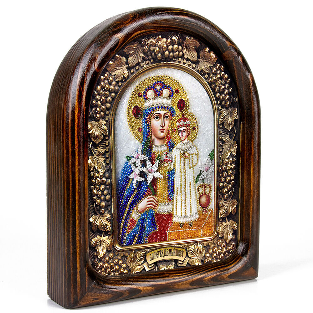 STP Goods The Unfading Flower Beads Orthodox Icon | Wayfair