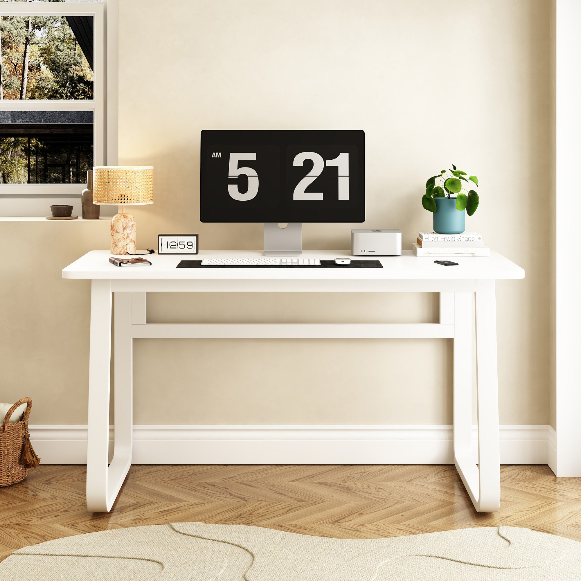 Ebern Designs Computer Desk, Small Writing Desk, Study Work Desk | Wayfair