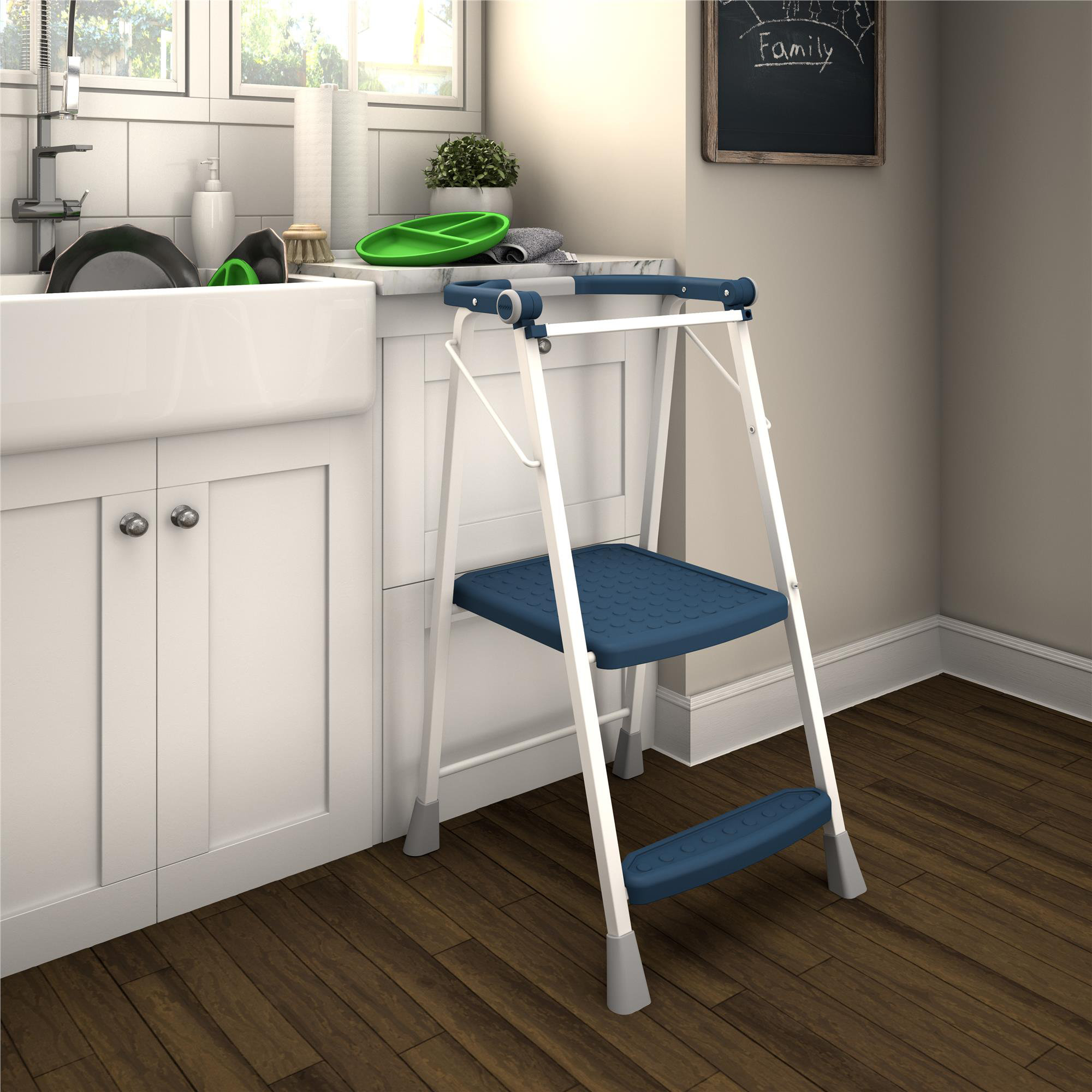 COSCO 2-Step Kitchen Stepper Adult Folding Step Stool, Kids Folding ...