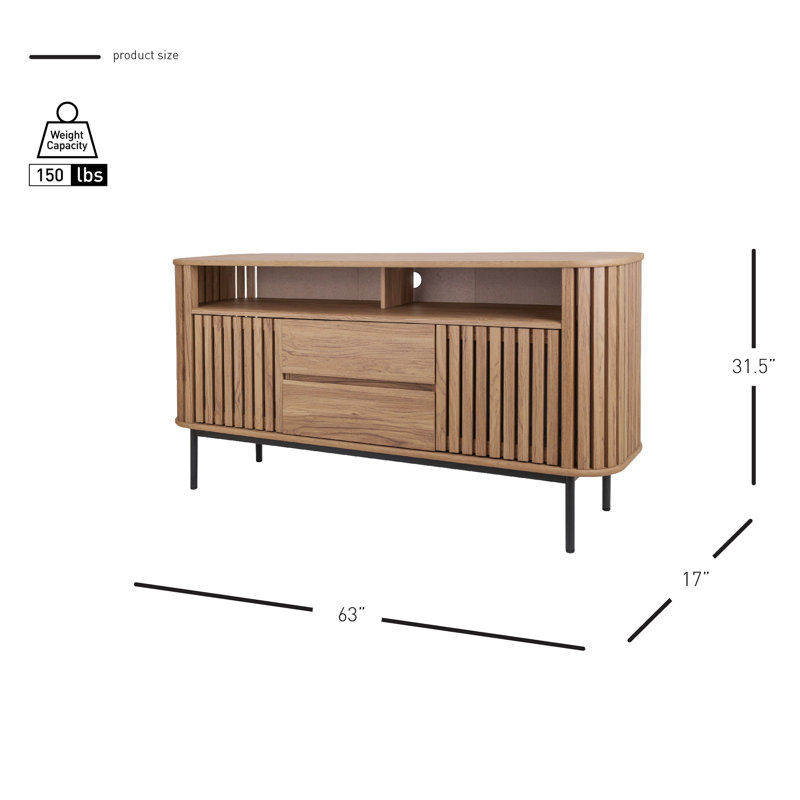 Wade Logan® Bratchell 63'' Sideboard & Reviews | Wayfair