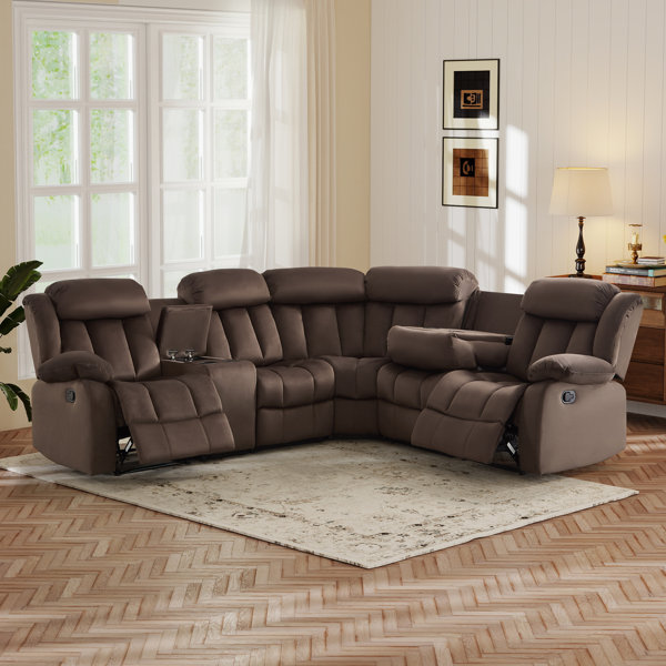 Microfiber Sectionals You'll Love | Wayfair