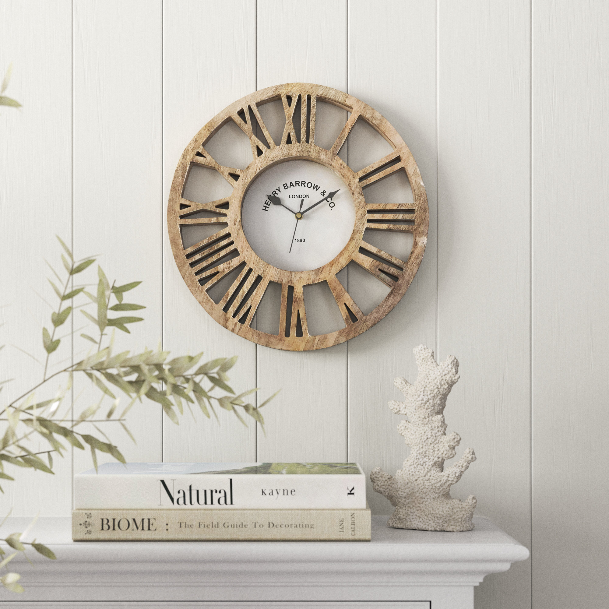 Sand & Stable™ Wiscasset 8" Wall Clock | Wayfair