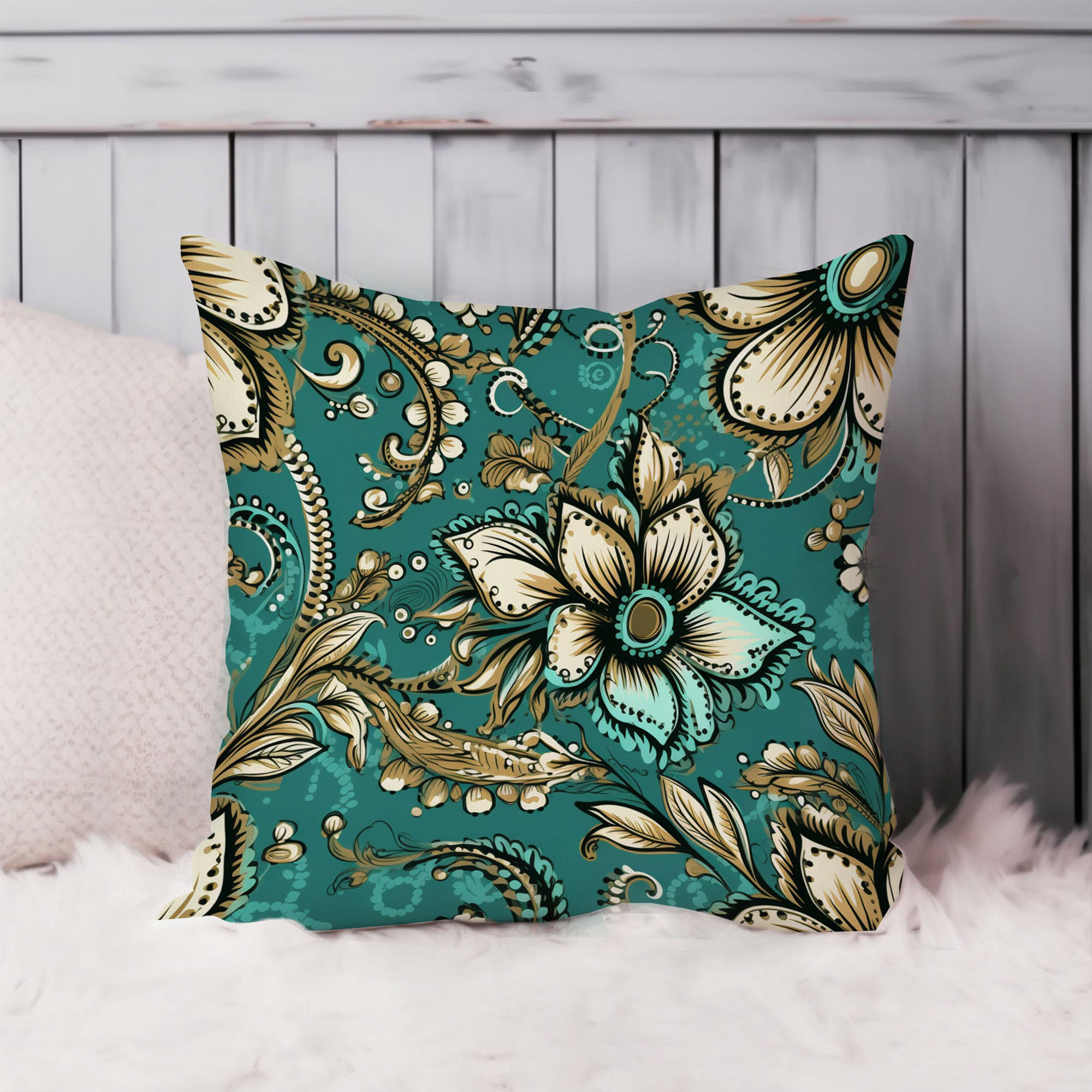 Ethan Taylor Floral Boho Henna Flowers VIII Bohemian | Wayfair