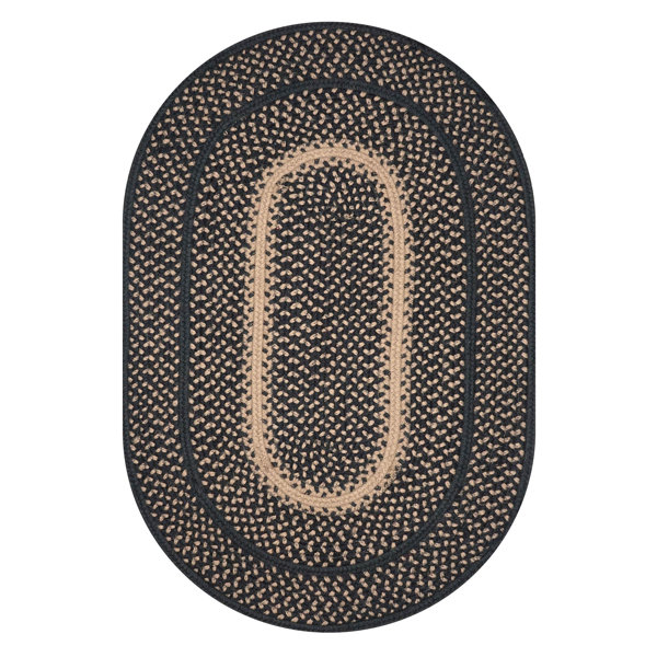 Bungalow Rose Oval Braided Rug. Kilimanjaro Black Jute Oval Rug. Uses ...