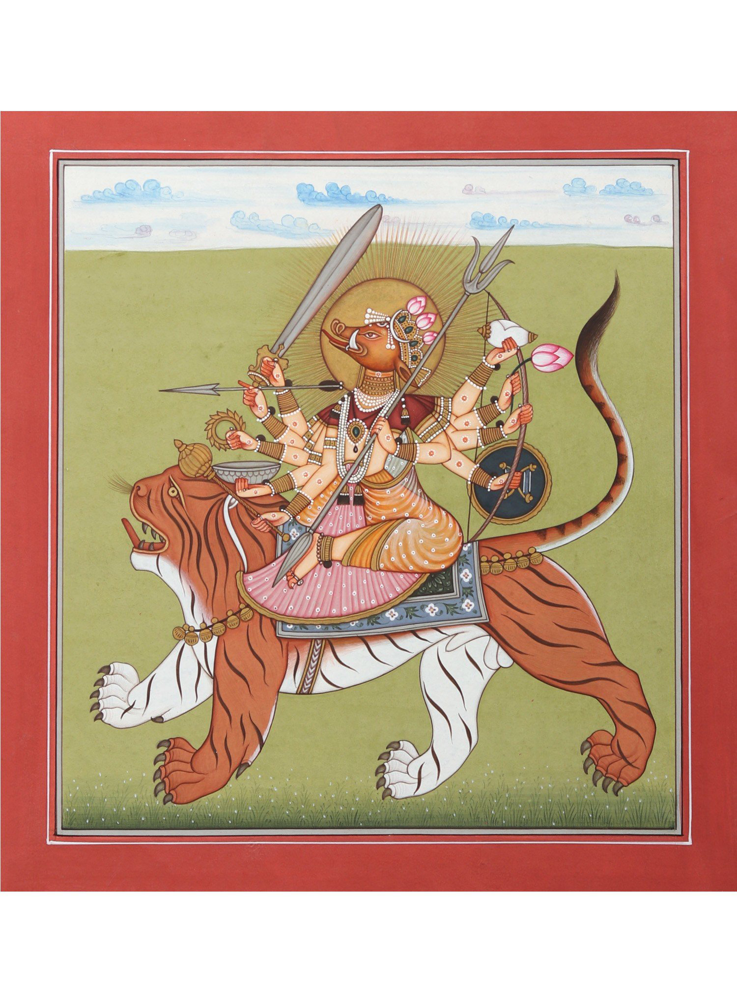 Exotic India Goddess Varahi (Tantric Devi Series From Basohli ...