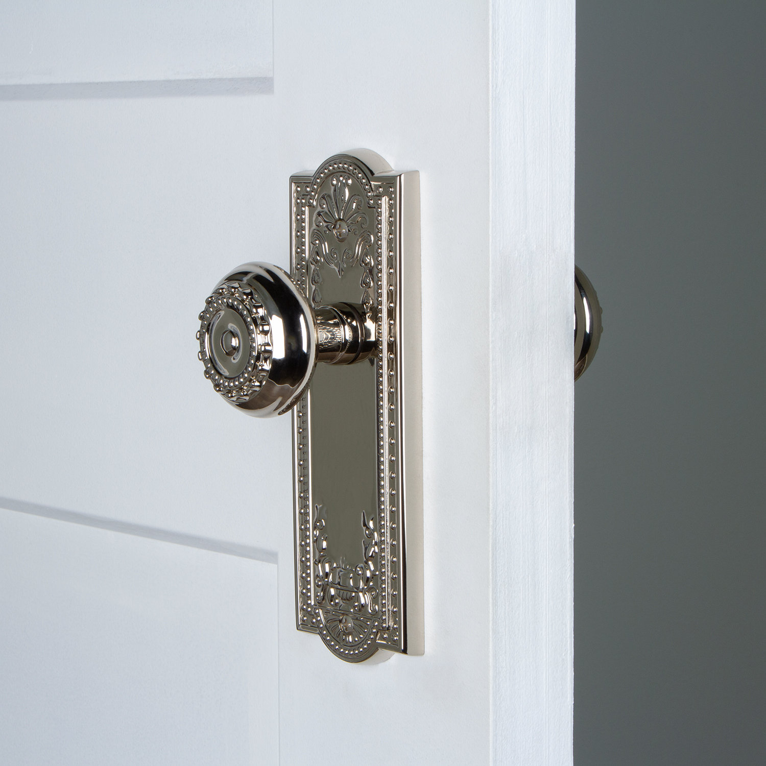 Grandeur Parthenon Plate Double Dummy with Parthenon Door Knob | Wayfair