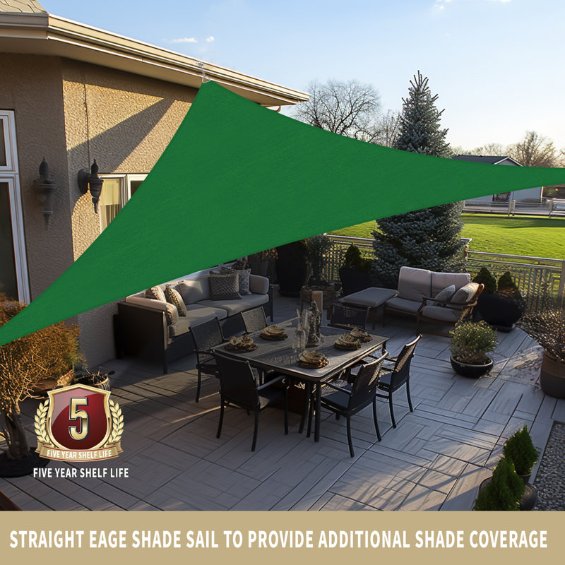 Cisvio 1' x 1'4" Triangle Shade Sail | Wayfair