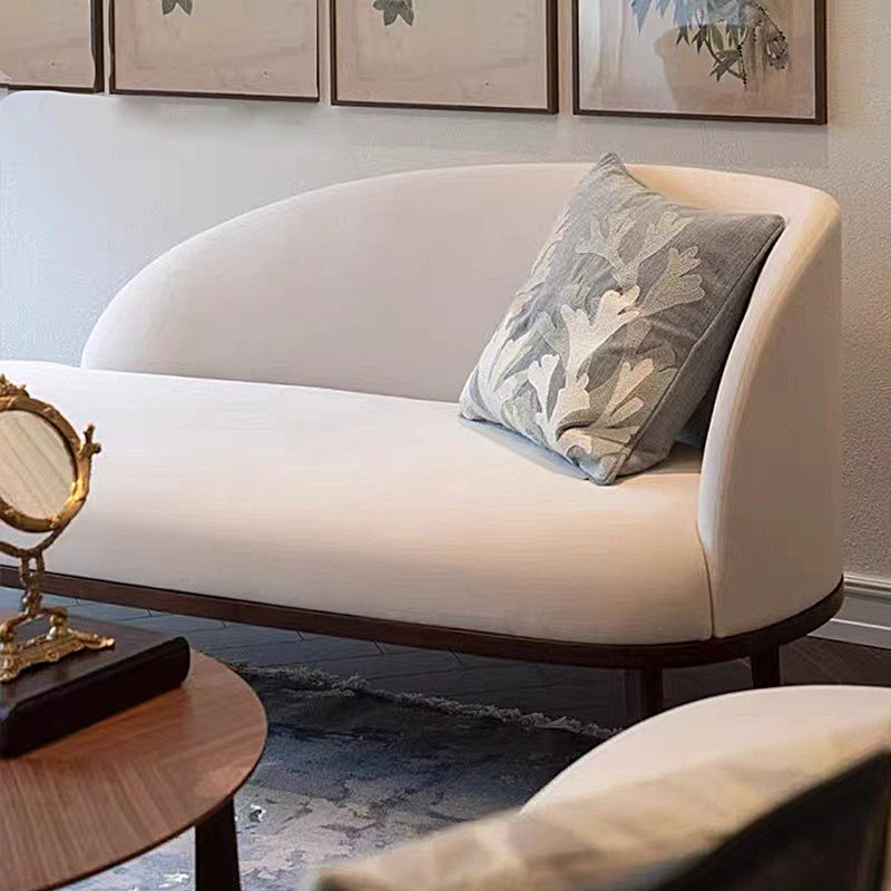 SUPROT Solid Wood Lounge Chair Upholstered Chaise Lounge | Wayfair