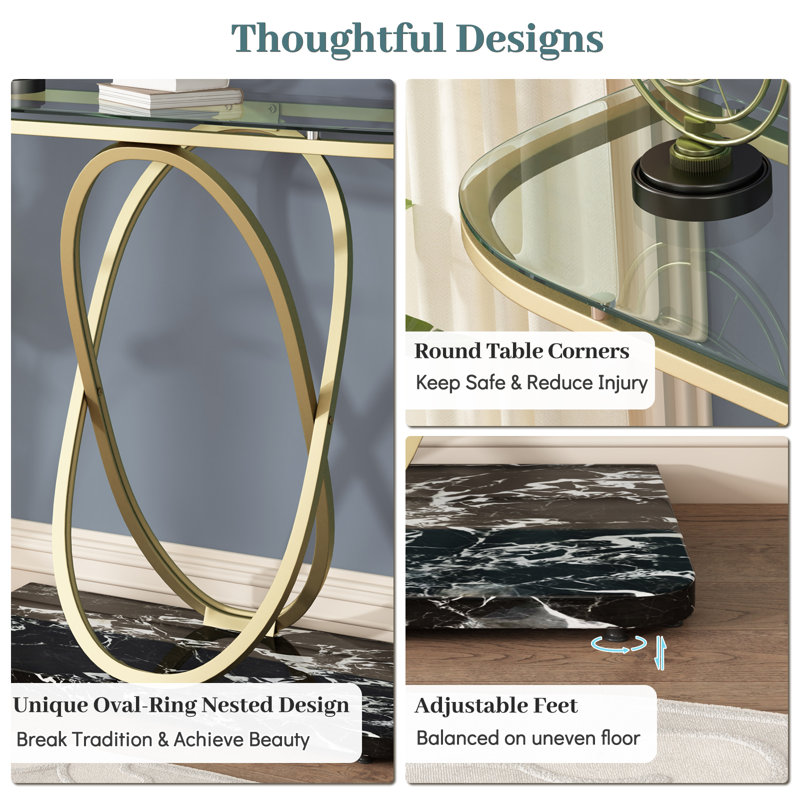 Willa Arlo Interiors Germania 43.3" Console Table & Reviews | Wayfair