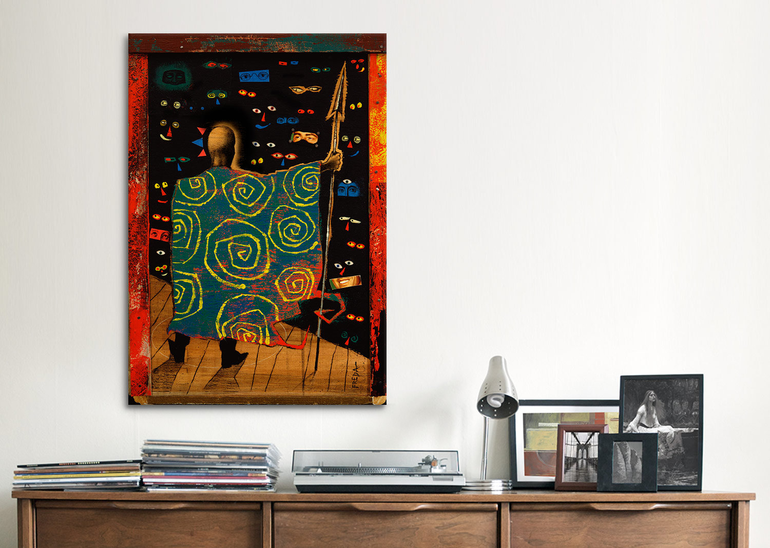Trinx Anthony Freda Actor Graphic Art on Wrapped Canvas | Wayfair