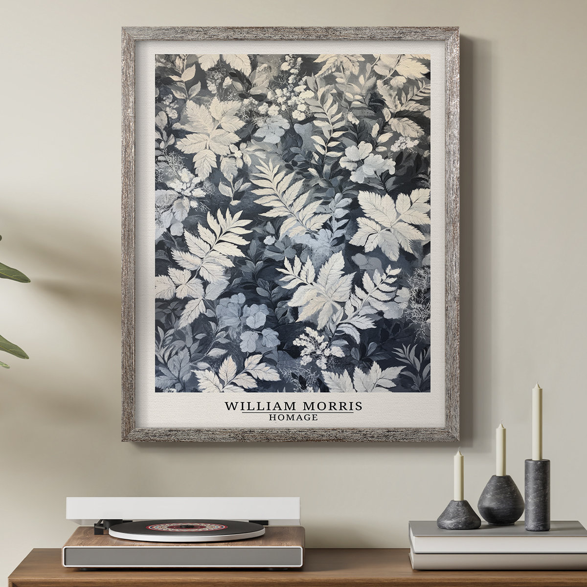 Winston Porter WM MORRIS Series DCCLXXIV Framed Print - Solid Wood ...