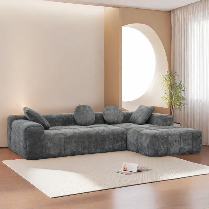 Latitude Run® Modern L-Shaped Lounge Sofa | Wayfair